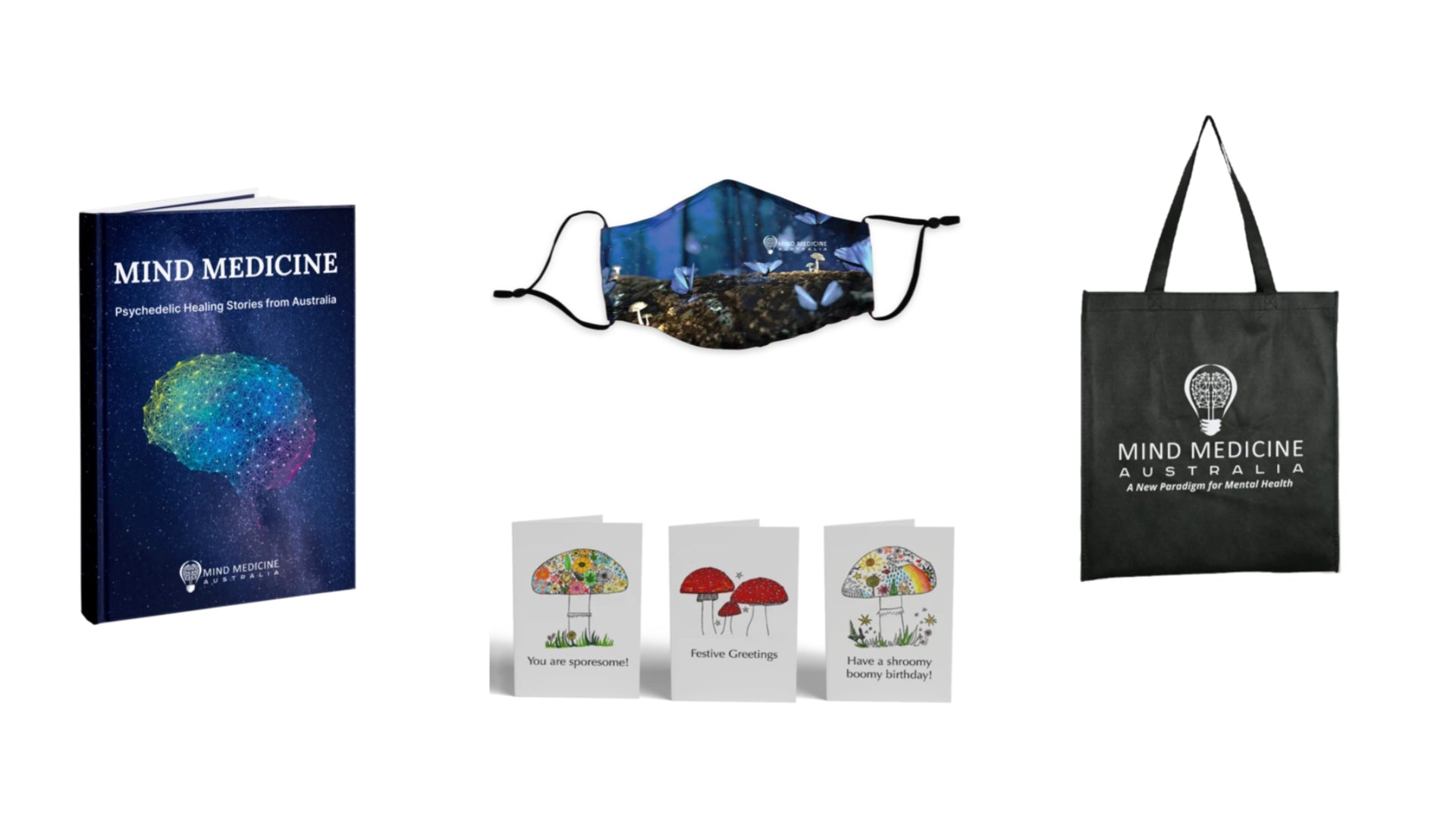 6 Year Anniversary: Book & Merchandise Bundle – Mind Medicine Australia